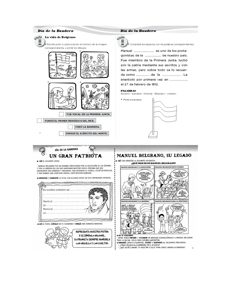 Actividades Dia de La Bandera | PDF