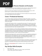 My Aws and Devops Resume | PDF | Linux | Cloud Computing