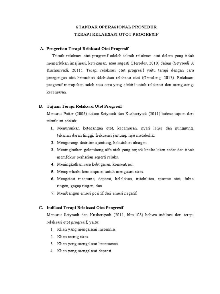 Latihan Otot Progresif | PDF