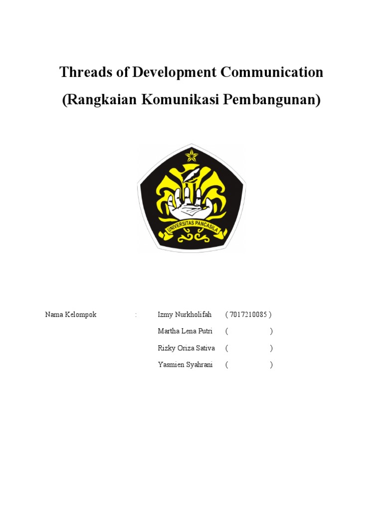 Threads of Development Communication | PDF