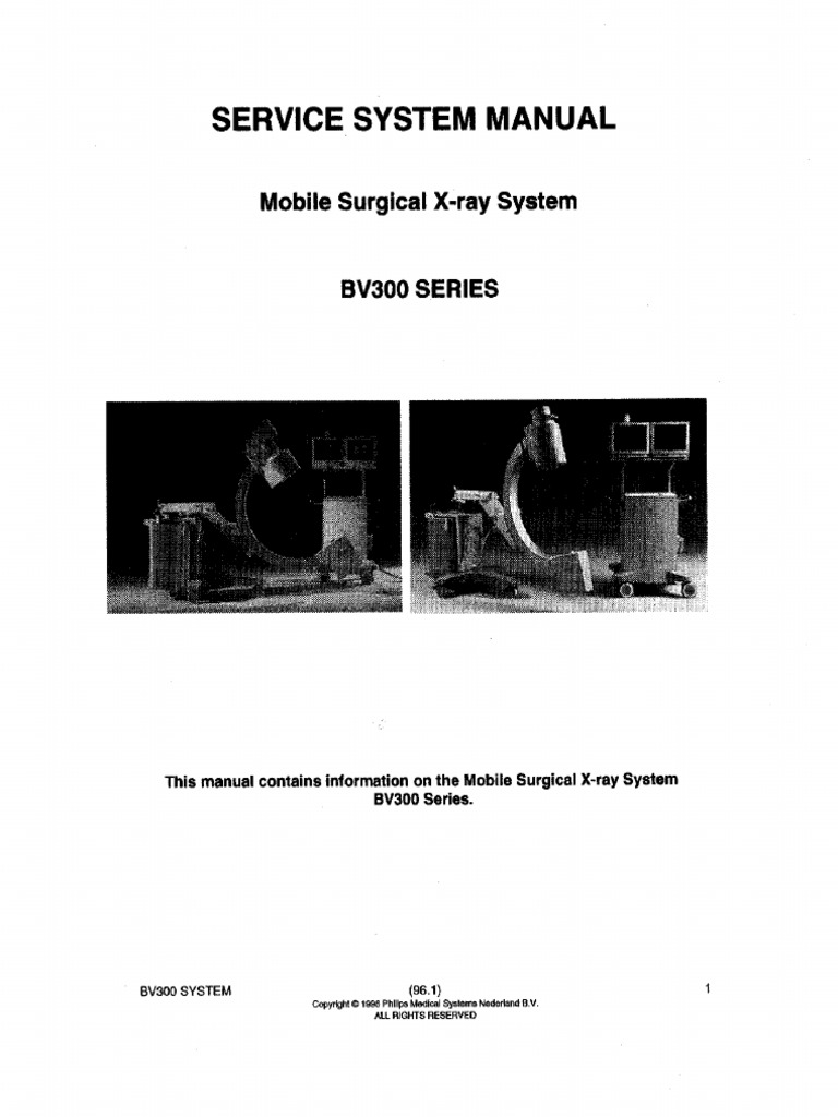 BV300 Service Manual PT1 PDF | PDF