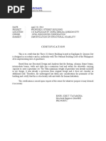 Certificate of Structural Stability | PDF | Law