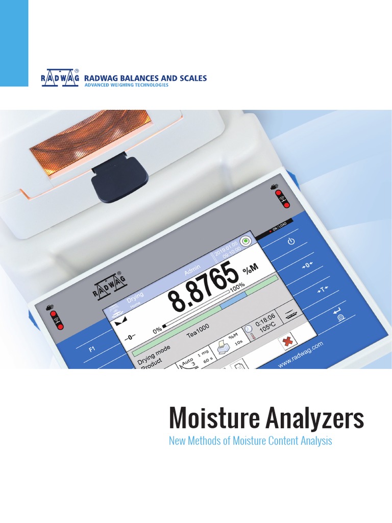 Moisture Analyzers: New Methods of Moisture Content Analysis | PDF ...