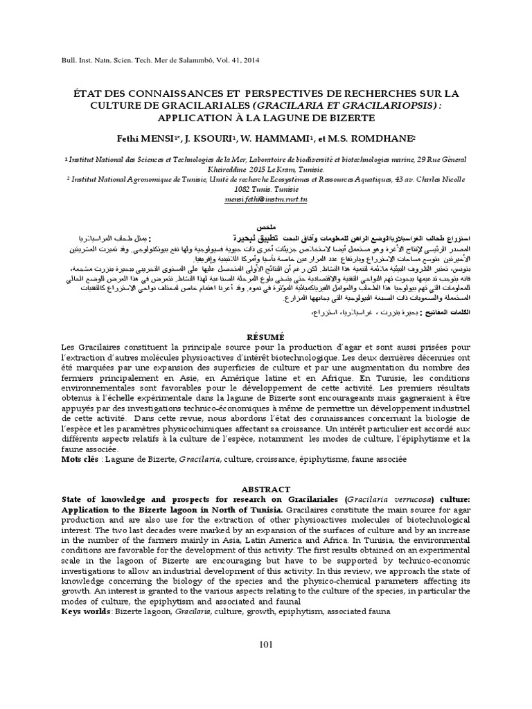 Bizerte | PDF | Organismes | Produits chimiques