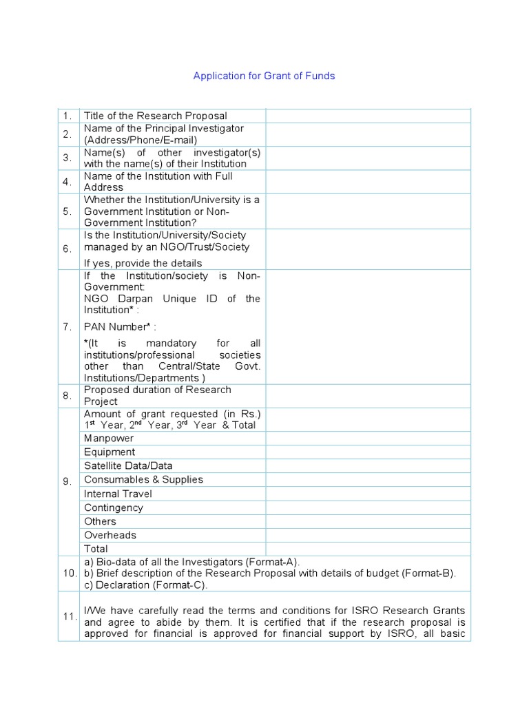 Research Grant Application Guide | PDF | Science & Mathematics