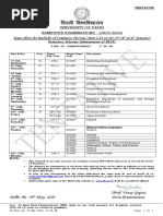 Datesheet Du 2025 | PDF | Academic Term | Accounting