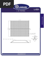 TLF-AA Laminar Flow Diffuser Specs | PDF | Duct (Flow) | Equipment