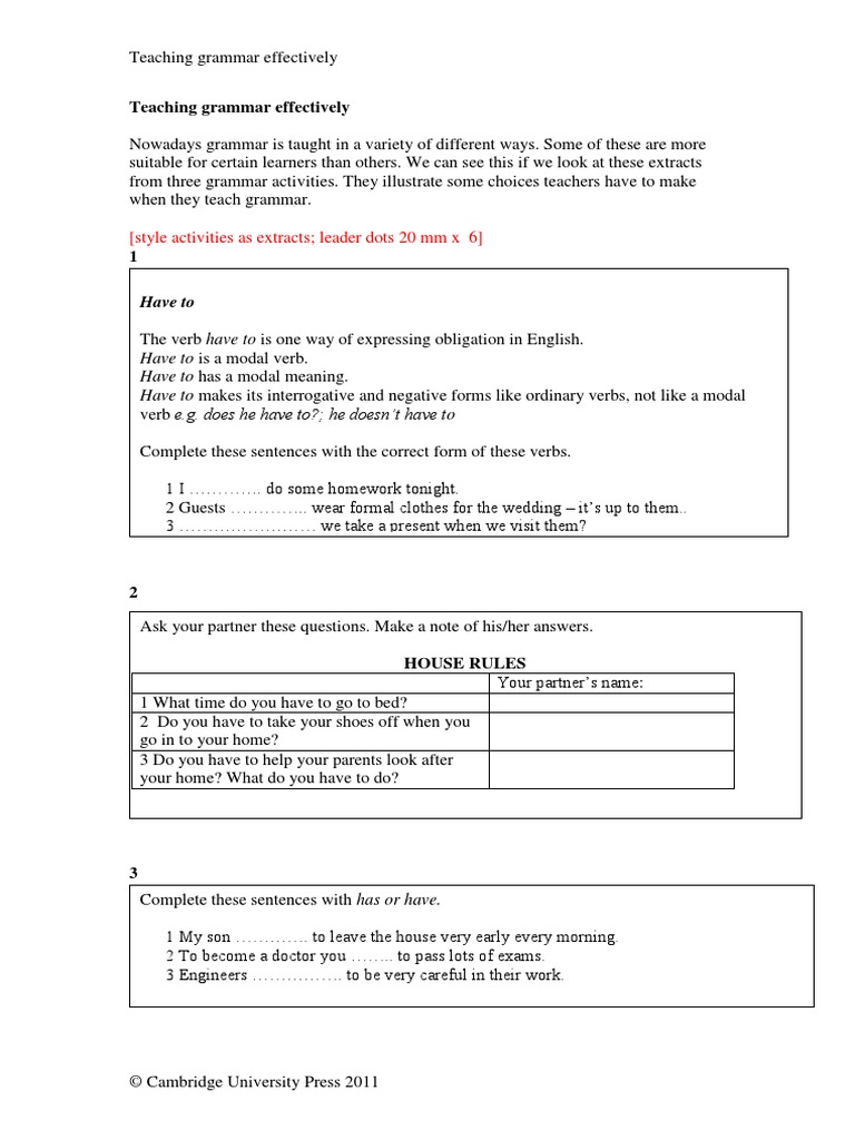 Teaching Grammar Effectively | PDF | Fluency | Grammar