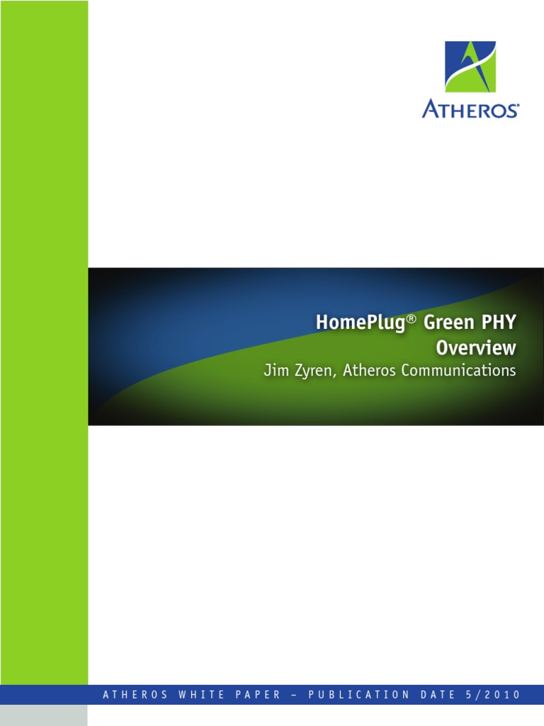 HomePlug Green PHY | PDF | Orthogonal Frequency Division Multiplexing ...
