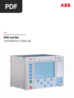 REX640 Instalare | PDF | Electromagnetic Compatibility | Relay