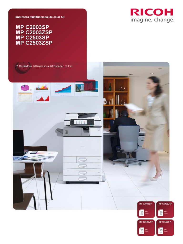 MPC2003SP PDF | PDF | Impresora (Computación) | Fax