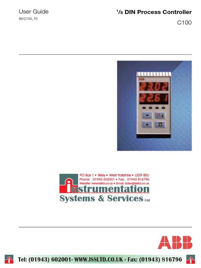 Abb C100 Im - C100 - 10 - Iss | PDF | Control Theory | Safety