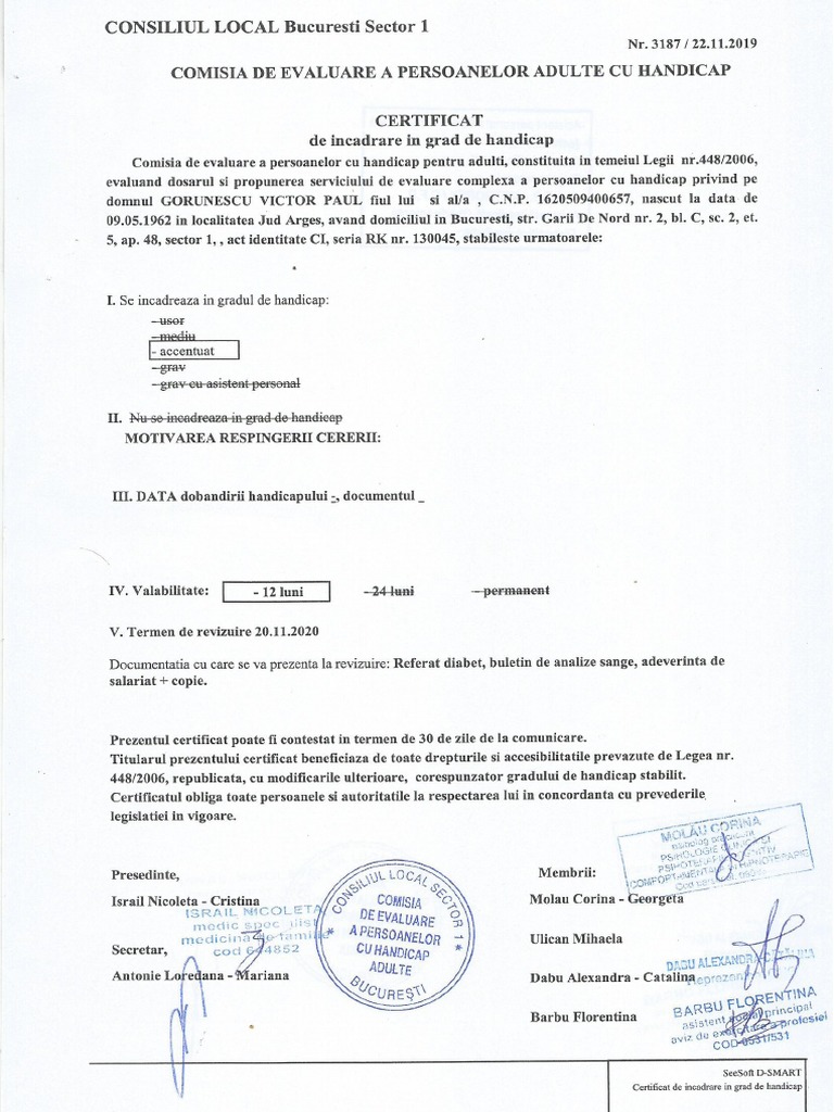 Certificat Handicap PDF | PDF