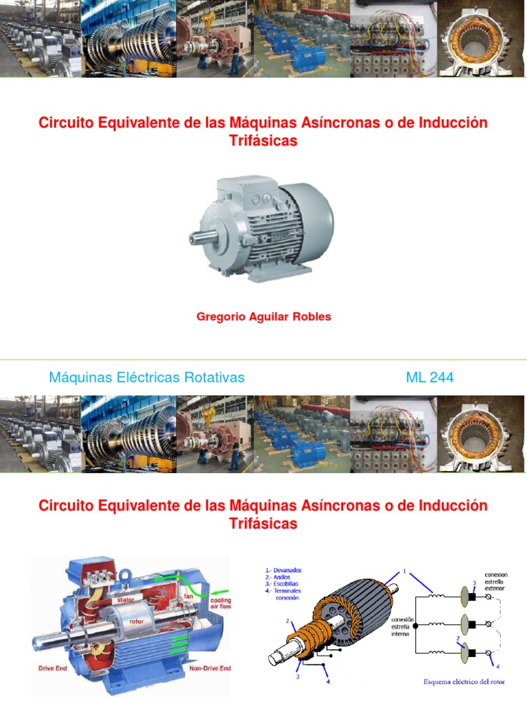 El Circuito Equivalente De Las Máquinas Asíncronas O De Inducción