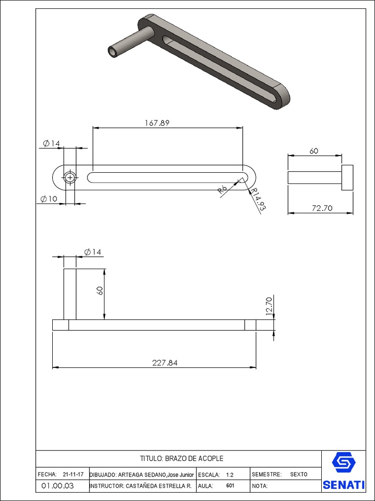 Planos Solidworks 01.00.03 | PDF