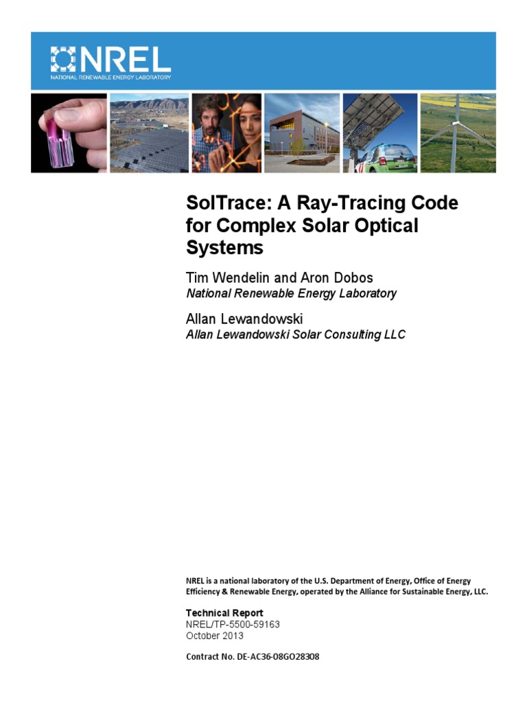 Soltrace: A Ray-Tracing Code For Complex Solar Optical Systems | PDF ...
