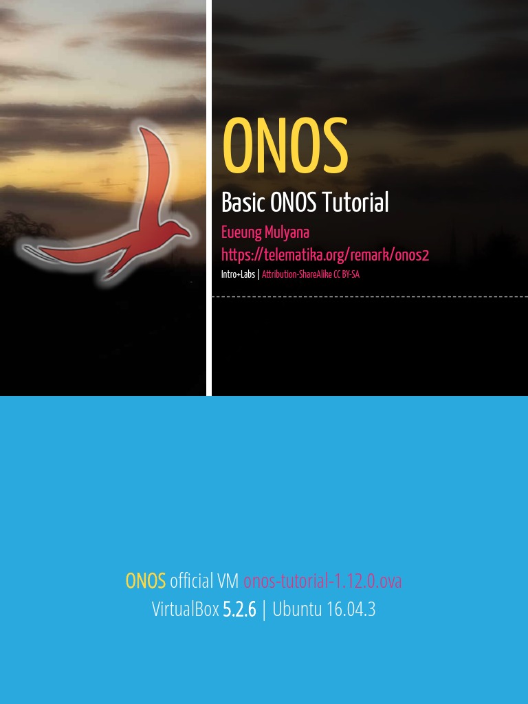 Basic ONOS Tutorial: Eueung Mulyana | PDF | Internet Architecture | Communications Protocols