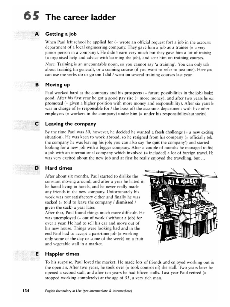 The Career Ladder - Exercises PDF | PDF
