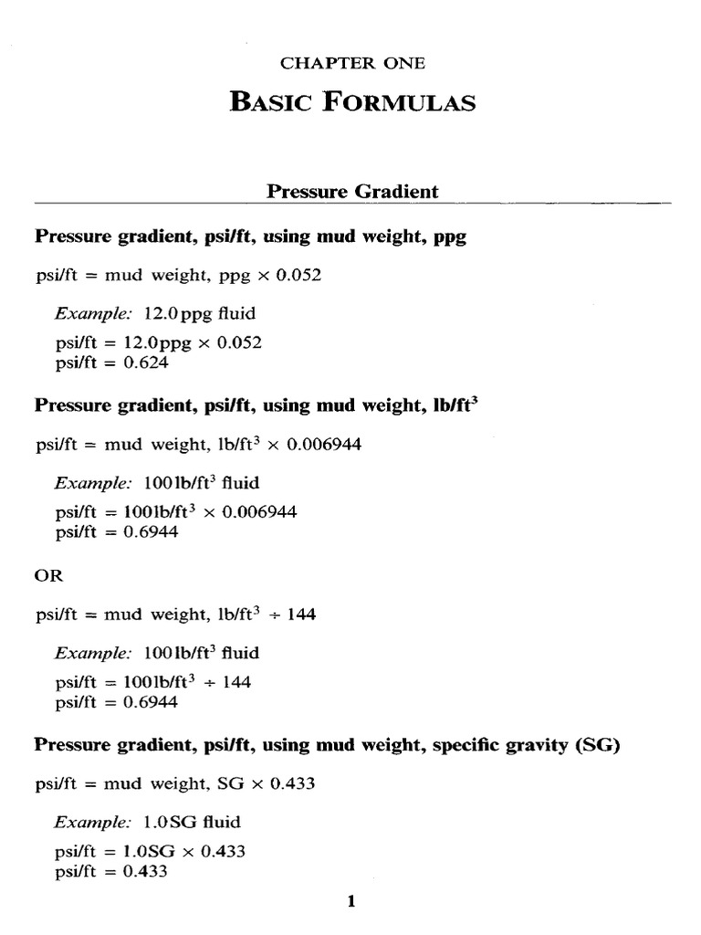 Drilling Fluid Formulas Guide | PDF