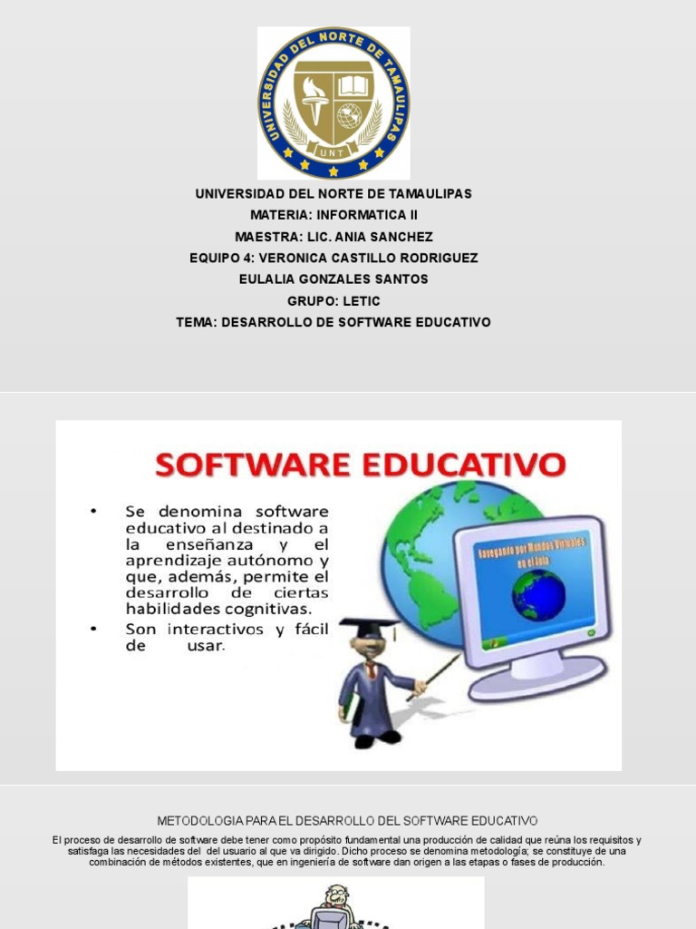 Desarrollo de Software Educativo | PDF | Ingeniería de software | Software