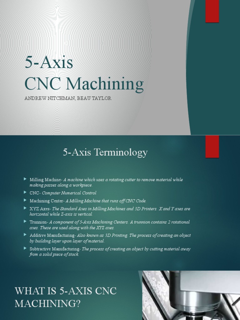 Understanding 5-Axis CNC Machining | PDF | Computers | Technology ...