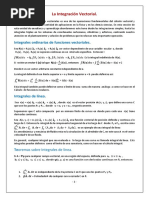 La Integración Vectorial | PDF | Integral | Vector Euclidiano