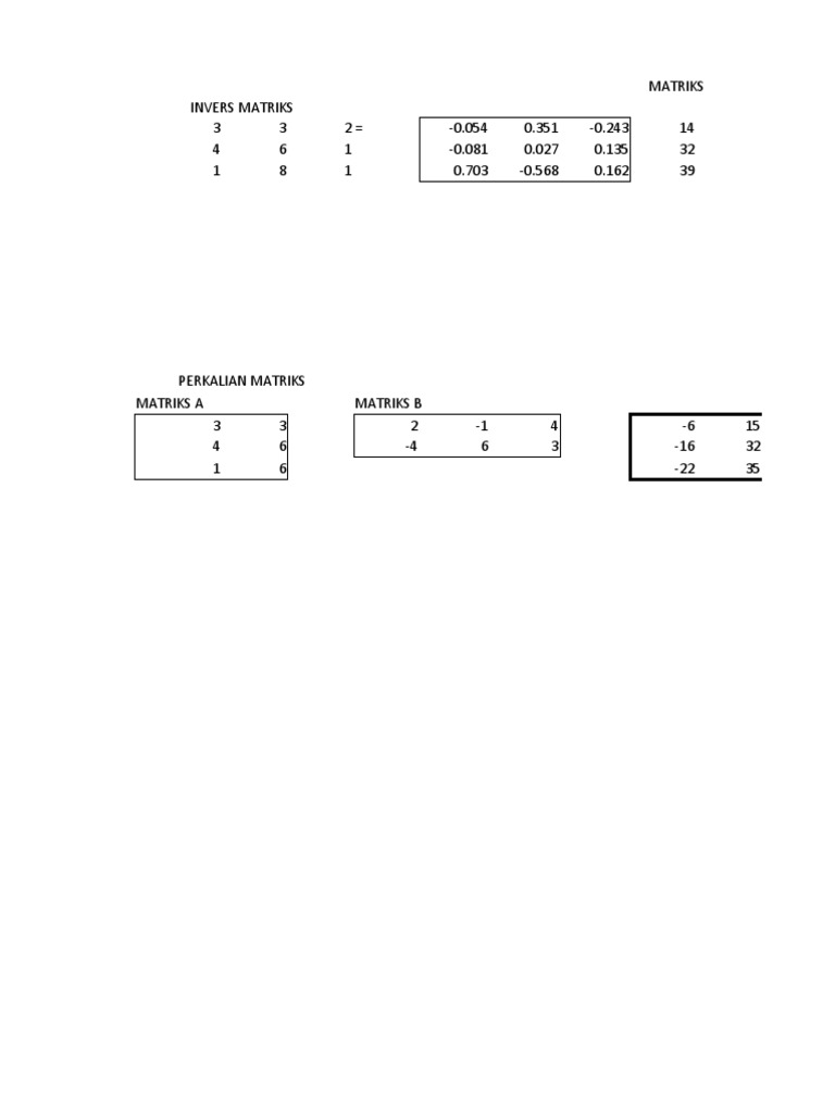 Matrix Inversion and Multiplication Guide | PDF
