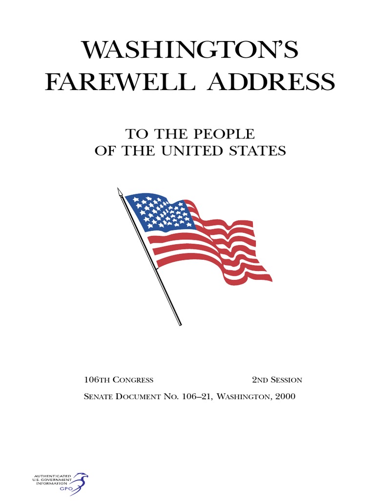 George Washington's Farewell Address | PDF