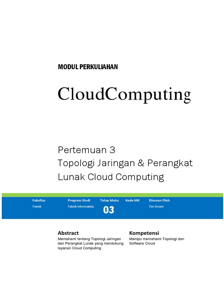 Pertemuan 3 Cloud Computing Pdf