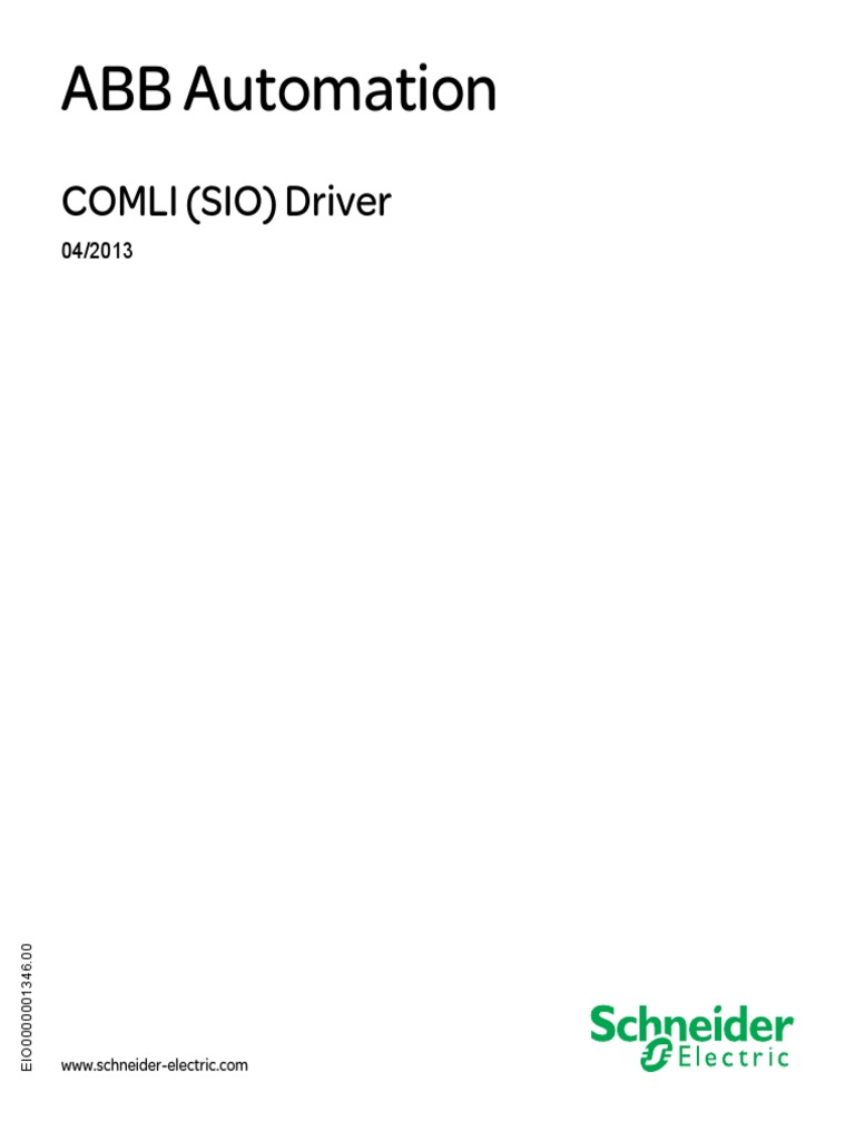 ABB Automation: COMLI (SIO) Driver | PDF | Programmable Logic ...