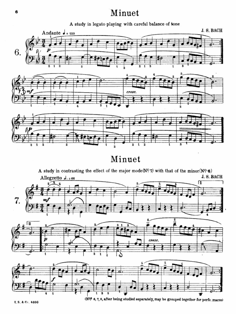 IMSLP302296-PMLP489228-BACH-Carroll First Lessons in Bach PF 4-4 PDF | PDF