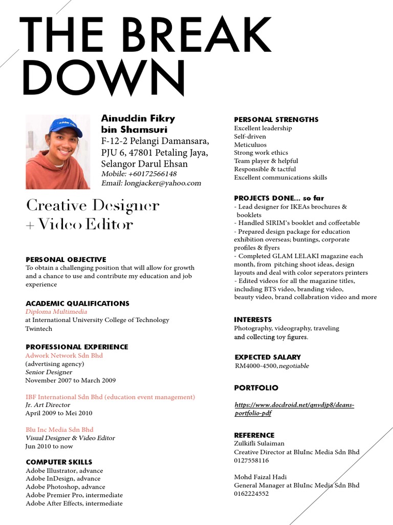 The Break Down | PDF