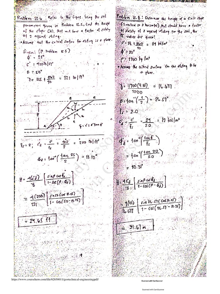 Geotechnical Engineering Study Resource | PDF