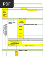 PEAC - Learning Plan Template | PDF | World Wide Web | Internet & Web