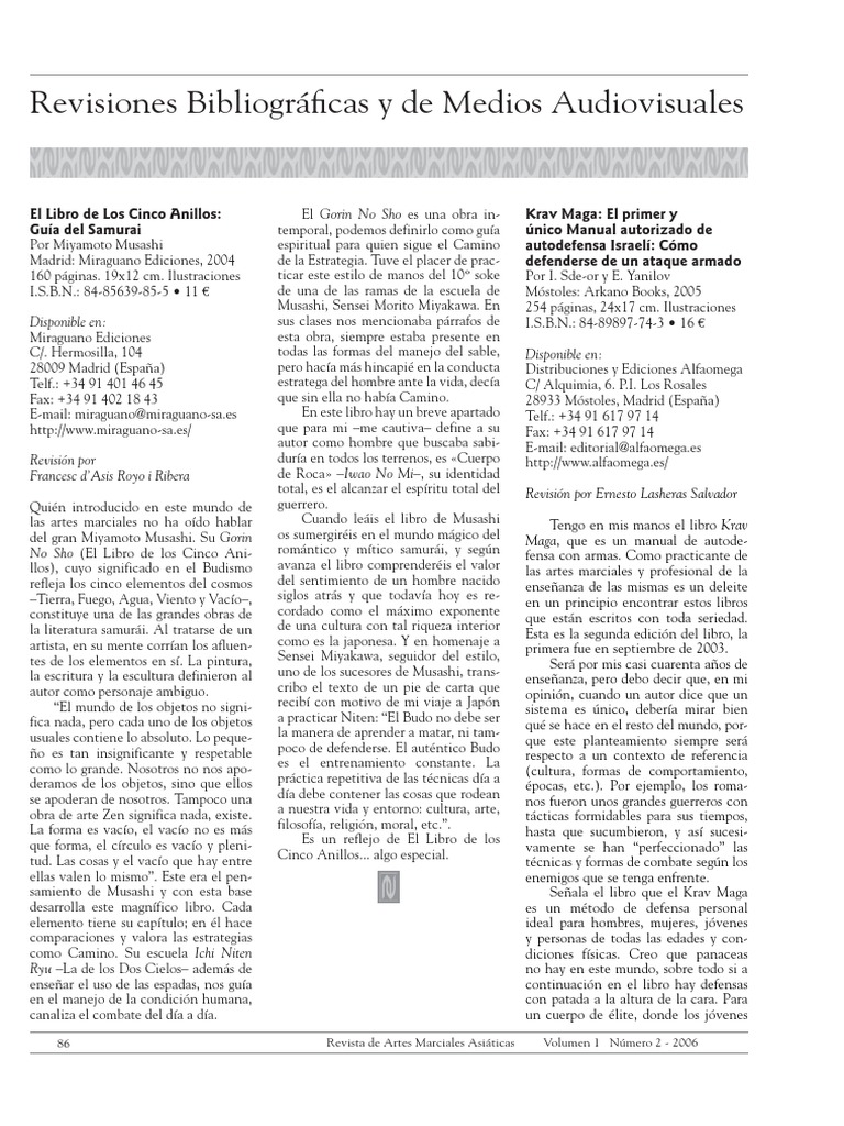 Krav Maga El Primer y Unico Manual Autorizado de A PDF | PDF