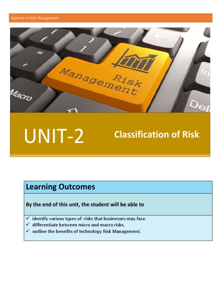1554207851unit 2 Types of Risk | PDF