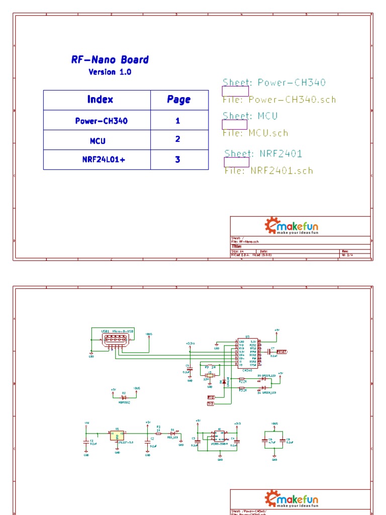 RF Nano Schematic PDF | PDF