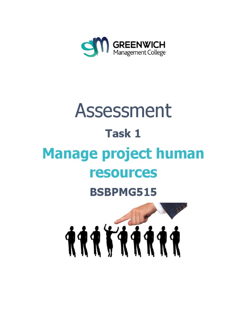 Project Human Resources Assessment Guide | PDF