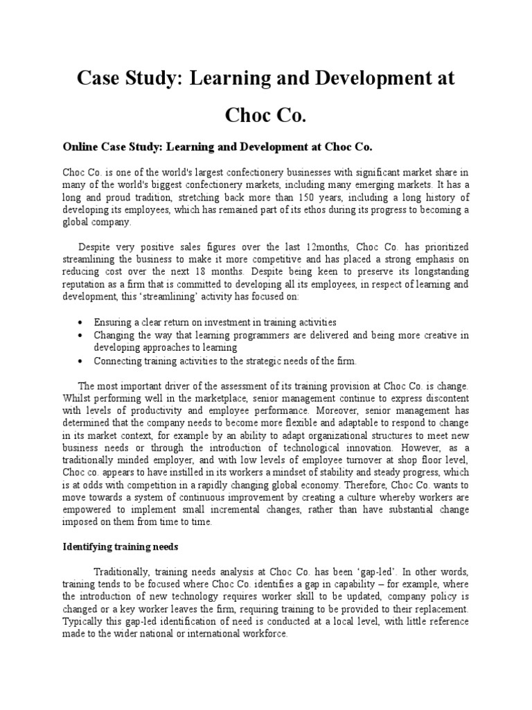 Case Study HRM | PDF