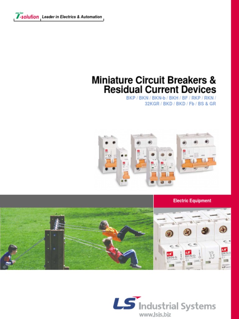 LS MCB & RCD Catalog | PDF | Switch | Wire