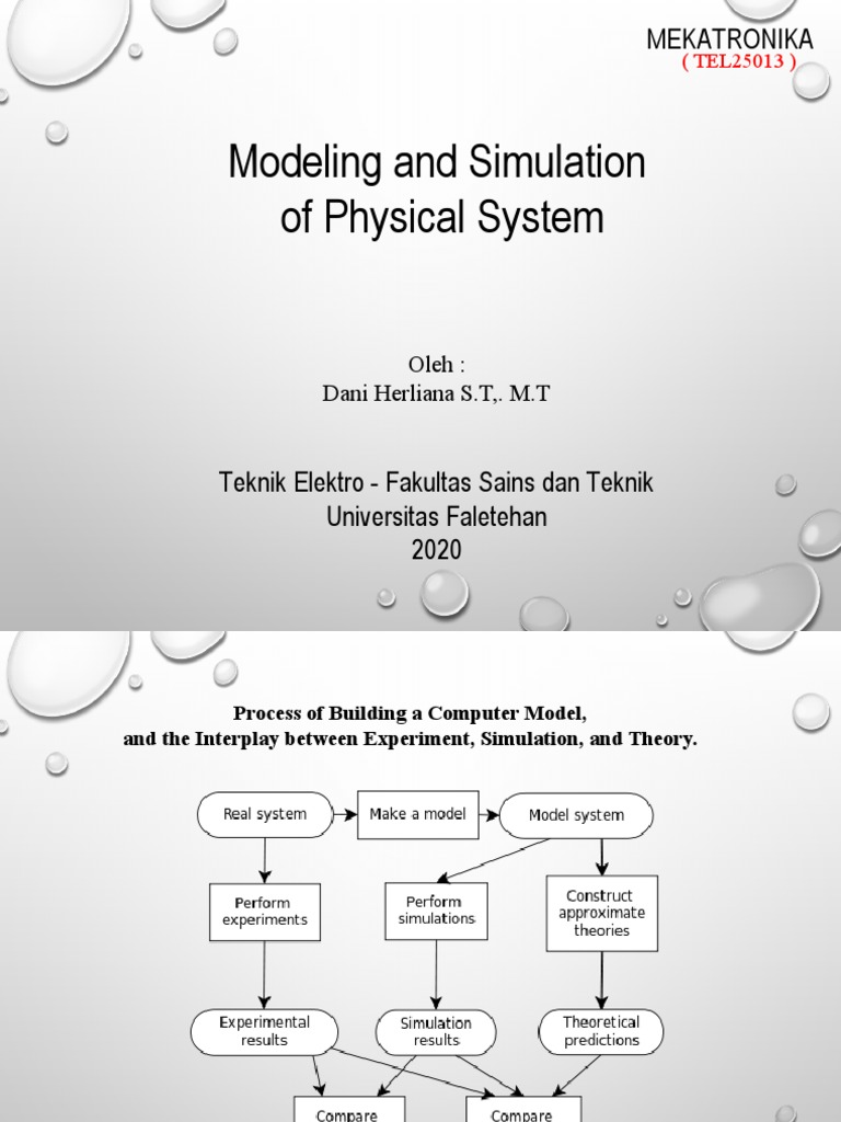 Modeling and Simulation of Physical System: Mekatronika | PDF