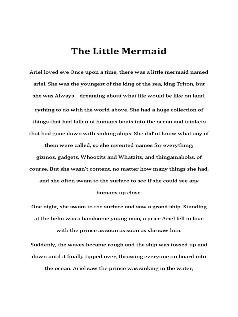 The Little Mermaid | PDF