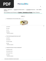 Class 4 Question Paper Science Set 1 | PDF | Water | Natural Environment