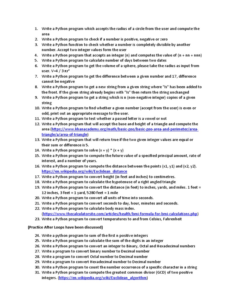 Python Assignments | PDF