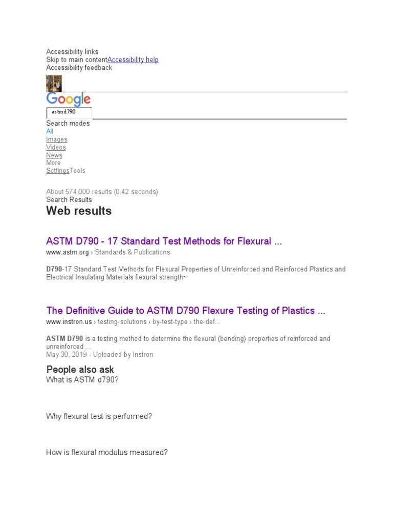 Web Results: ASTM D790 - 17 Standard Test Methods For Flexural .. | PDF ...