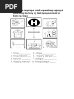 Mga Simbolo Sa Mapa - Worksheet | PDF