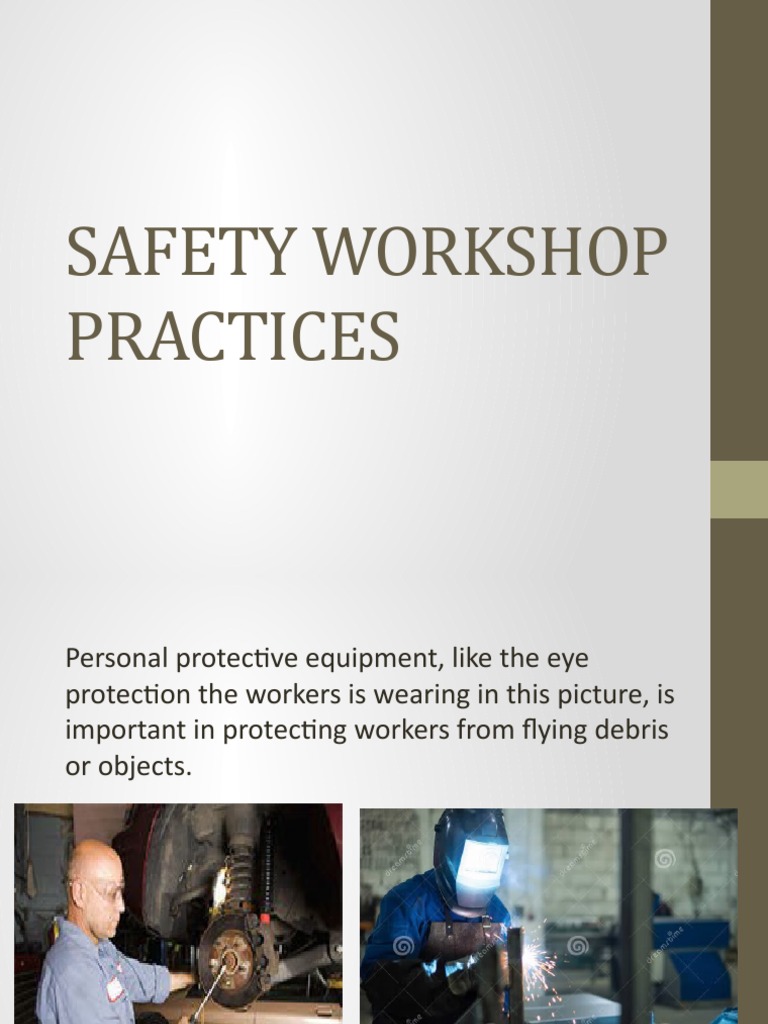 Safety Workshop Practices and 5S Guide | PDF | Career & Growth | Business
