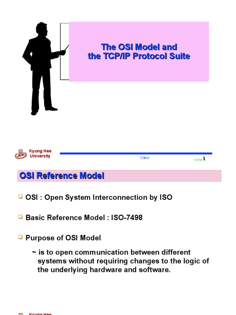 The OSI Model and TCP IP Protocol Suite | PDF | Osi Model | Internet ...