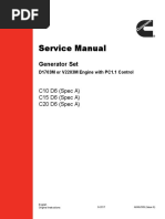Operator Manual: With Powercommand Control 1301 | PDF | Electric Generator | Diesel Engine