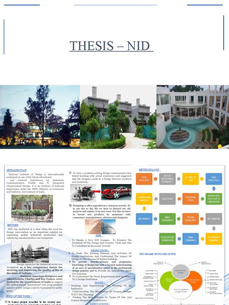 NID Thesis Campus Design | PDF